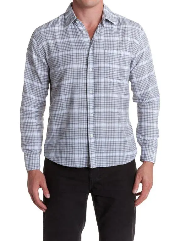 Billy Reid Tuscumbia Plaid Button-up Shirt - White/grey