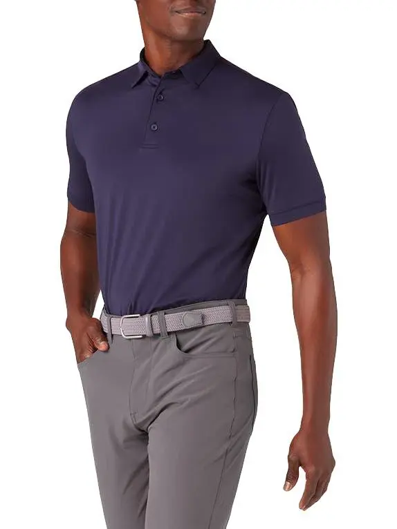 Mizzen+main Versa Short Sleeve Polo - Blue