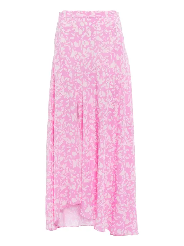 Isabel Marant Sakura Silk-blend Chiffon Midi Skirt - Multicoloured