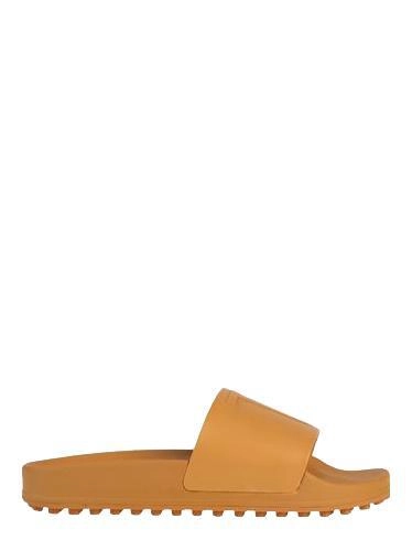 TOD'S Rubber Pool Slides - Camel