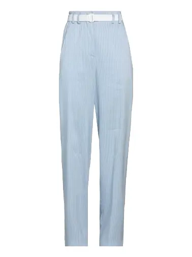 MERCI High-waisted Striped Pants - Blue