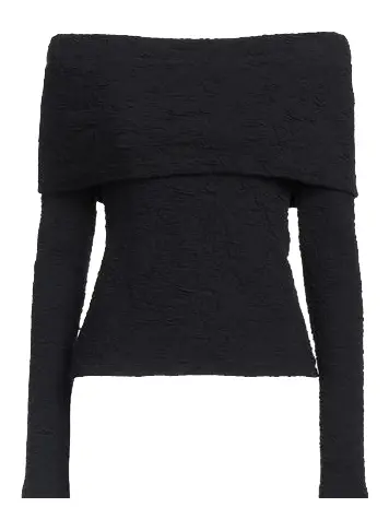 MSGM Off-the-shoulder Top - Black