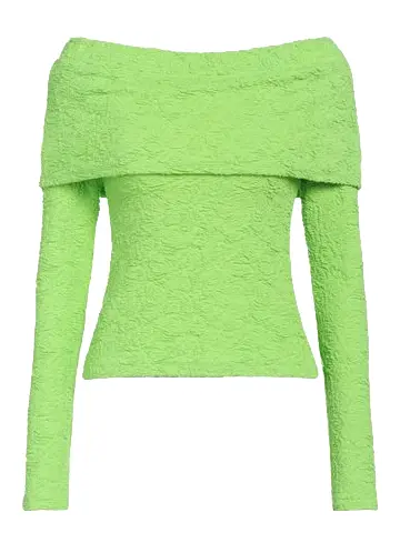 MSGM Off-the-shoulder Top - Green