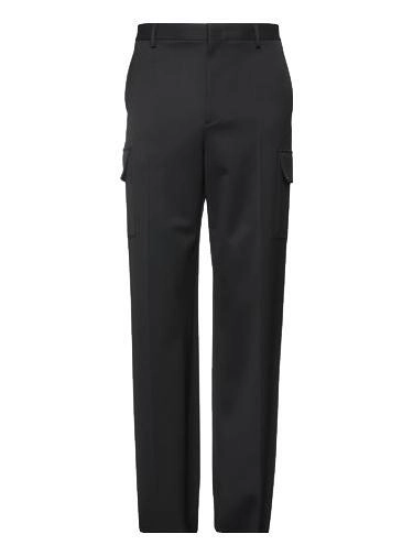 Valentino Garavani Virgin Wool Cargo Trousers - Black