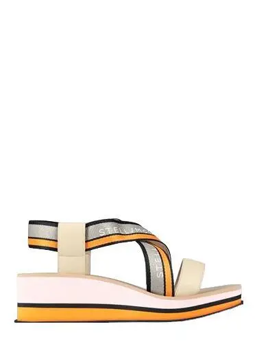 Stella McCartney Sandals With Wedge Heel - Beige