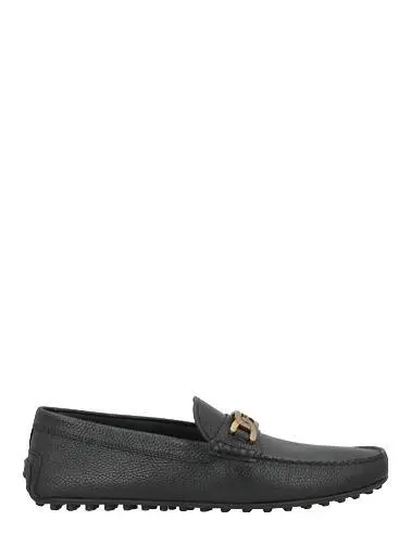 TOD'S Leather Loafers - Black