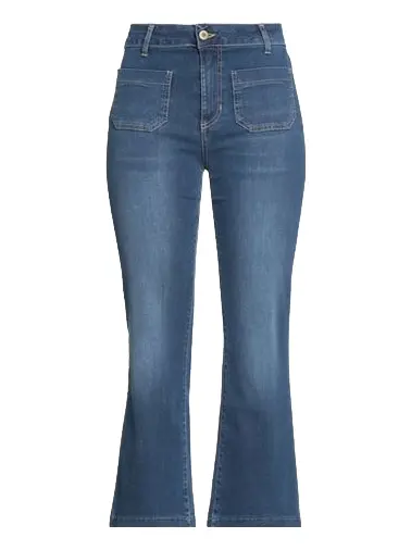 MERCI Flared Leg Jeans - Blue