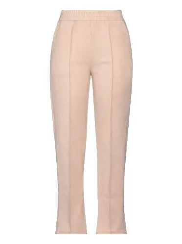 LANSTON Suede-effect Relaxed Fit Trousers - Pink