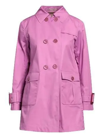 Herno Overcoat & Trench Coat Cotton, Polyester - Purple