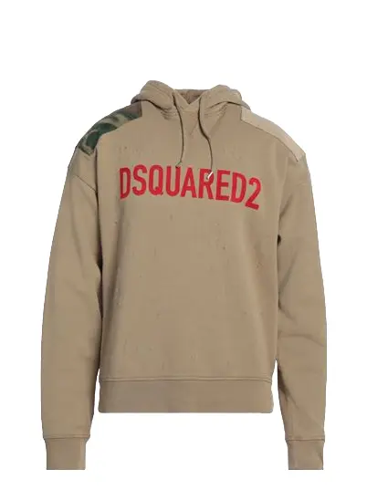 Dsquared2 Sweatshirt In Cotton And Elastane - Beige