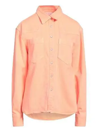 Palm Angels Denim Shirt - Orange