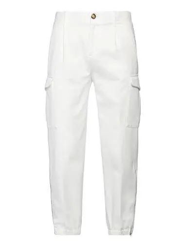 Brunello Cucinelli Cotton Cargo Pants - White