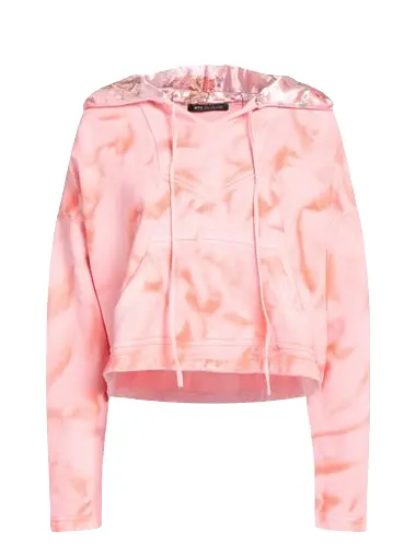HTC LOS ANGELES Sweatshirt With Hooded Collar - Pink