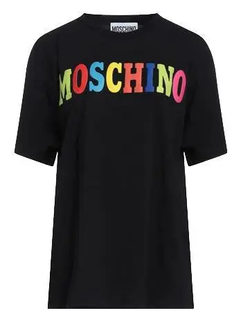 Moschino Logo-print Organic Cotton T-shirt - Black
