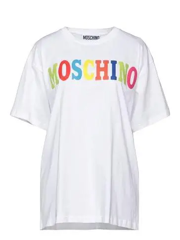 Moschino Logo-print Organic Cotton T-shirt - White