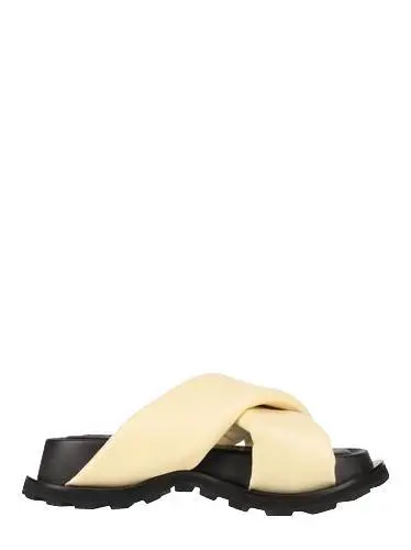JIL SANDER Sandals In Soft Leather - White