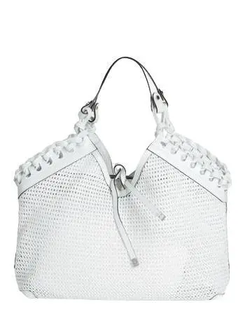 GIANNI CHIARINI Leather Shopper Bag - White