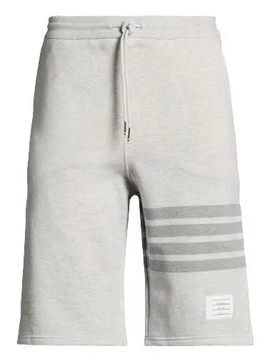 Thom Browne Cotton French Terry Bermuda Shorts - Grey