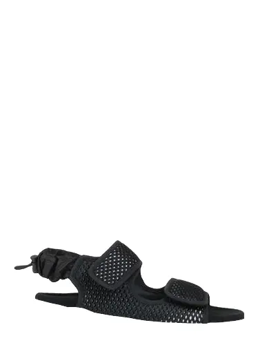 Hogan Textile Fiber Sandals - Black