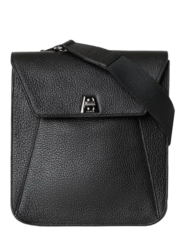 Akris Small Anouk Leather Crossbody Bag - 009 Black