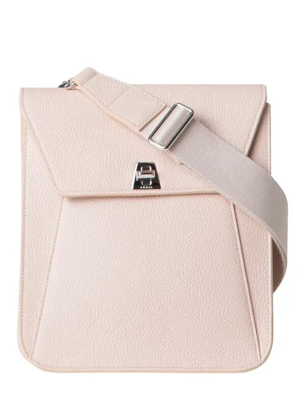 Akris Small Anouk Leather Crossbody Bag - Seashell