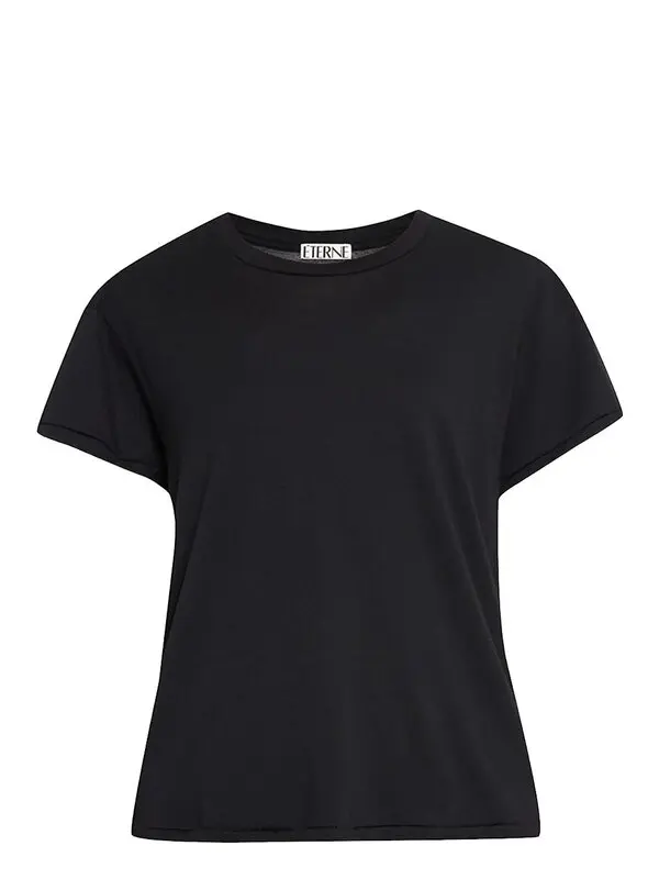 Eterne Short-sleeve Boyfriend T-shirt - Black
