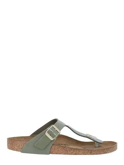 BIRKENSTOCK Thong Sandal With Buckle Fastening - Green