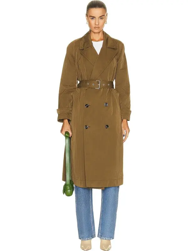 Bottega Veneta Tech Nylon Trench Coat - Liana