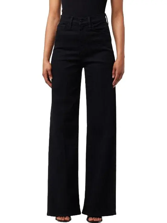 Joe's Jeans The Mia High Waist Wide Leg Jeans - Black