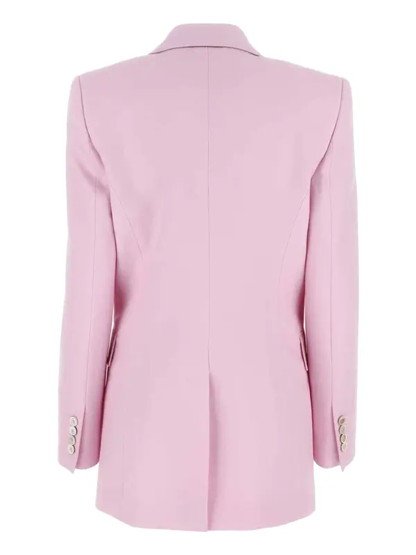 Alexander McQueen Double-breasted Wool Blazer - Pink