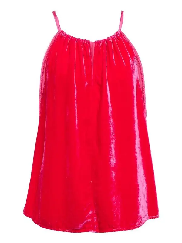 Velvet By Graham & Spencer Halter-neck Top - Red
