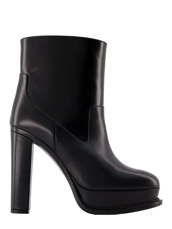 Alexander McQueen 120mm Ankle Boots - Black