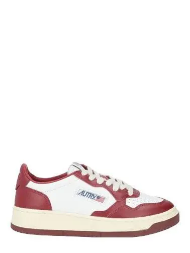 AUTRY Leather Low-top Sneakers - Red