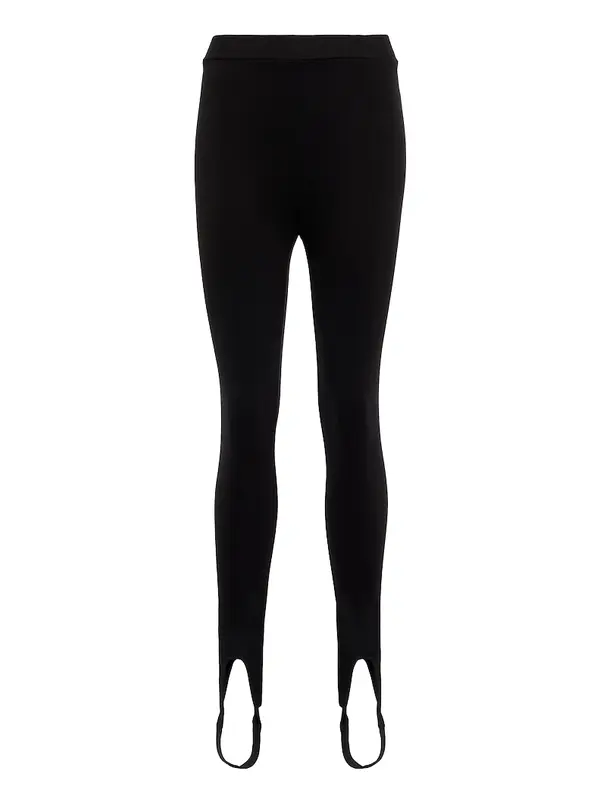 Velvet By Graham & Spencer Vixen Ponte Stirrup Leggings - Black