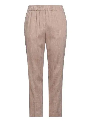 Peserico High-waisted Tapered Trousers - Brown