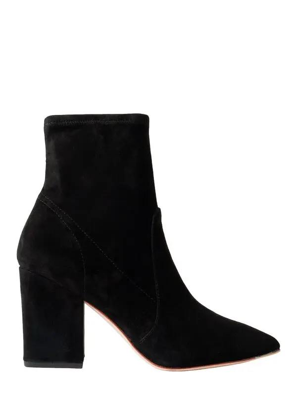 LOEFFLER RANDALL Isla Suede Ankle Boots - Black