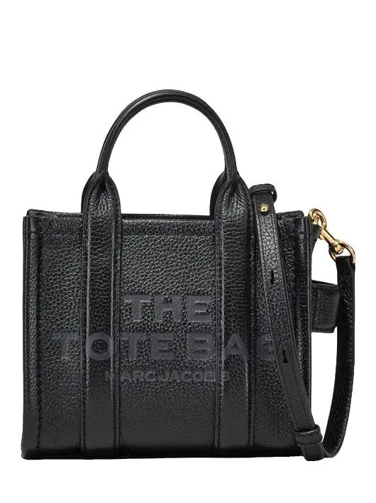 Marc Jacobs Leather Crossbody Tote - Black