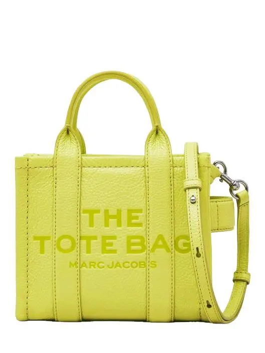 Marc Jacobs Leather Crossbody Tote - Limoncello