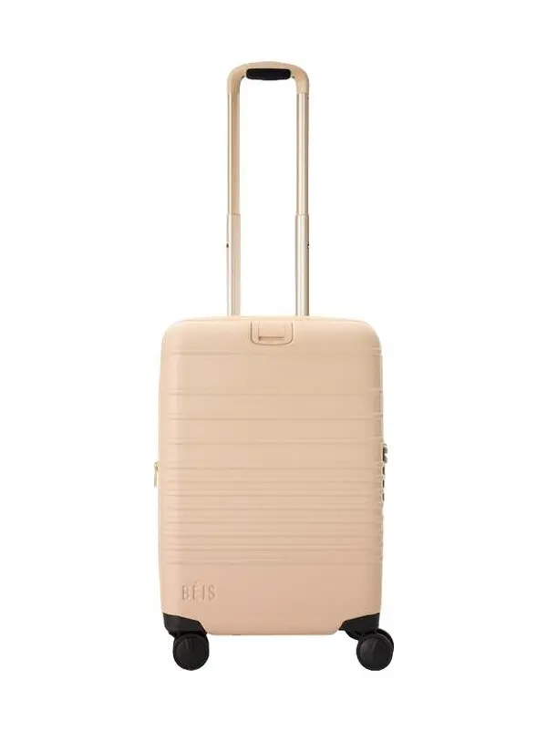 BEIS The Carry-on Roller Suitcase - Beige