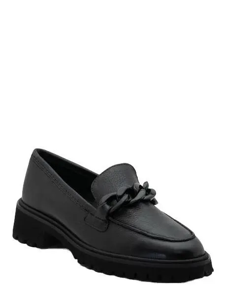 ARA Kiana Lug Sole Loafer - Black