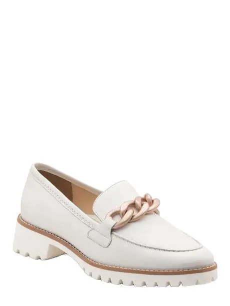 ARA Kiana Lug Sole Loafer - Cream Calf