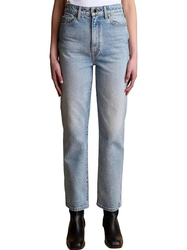 Khaite Abigail High-rise Straight Jeans - Bryce Stretch