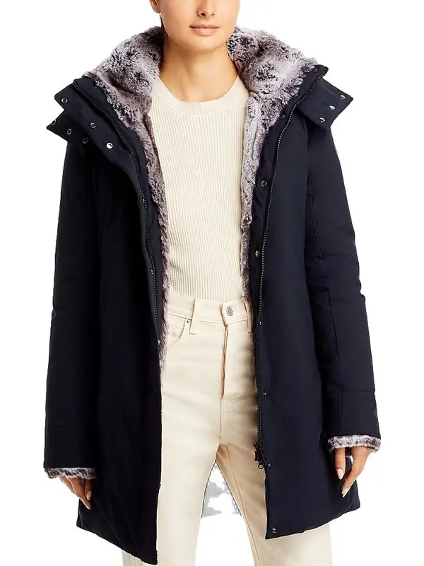 SAVE THE DUCK Samantah Hooded Coat - Black