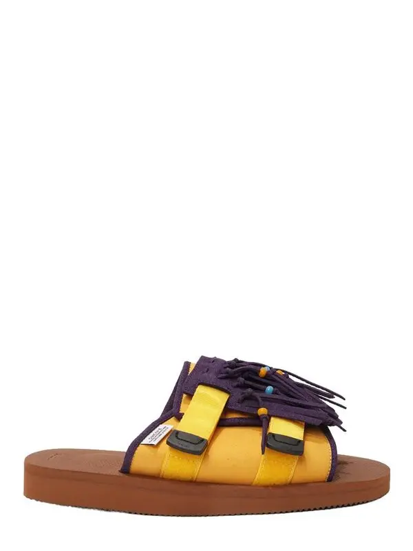 Suicoke Hoto-cab Sandals - Yellow And Brown