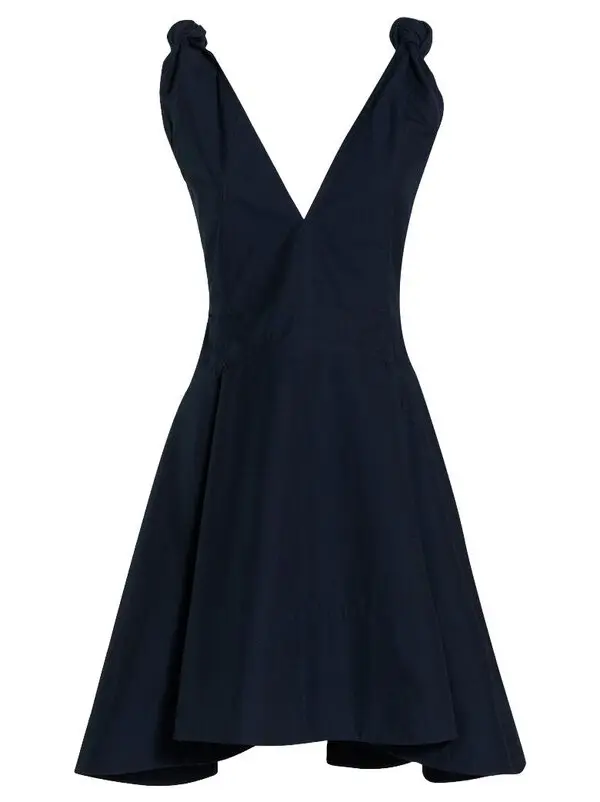 Bottega Veneta Compact Cotton Dress - Abyss