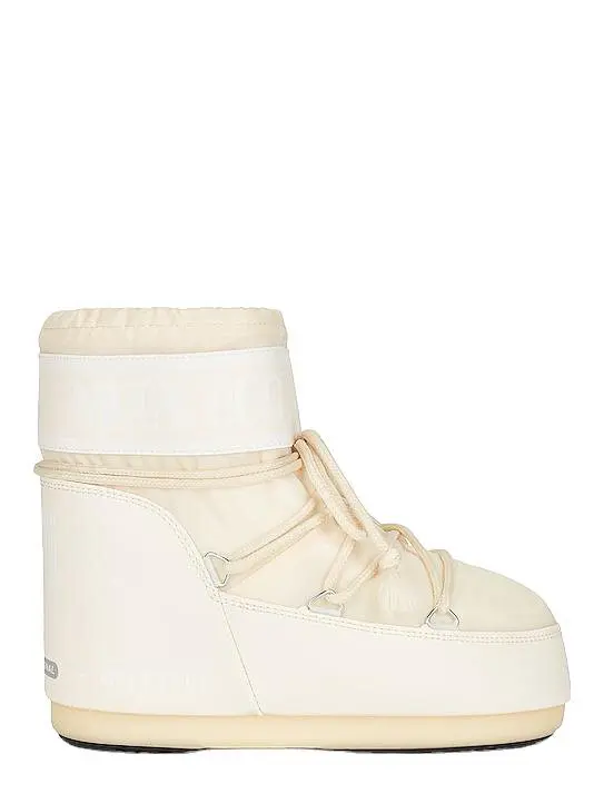 Moon Boot Icon Low Nylon Boots - Cream