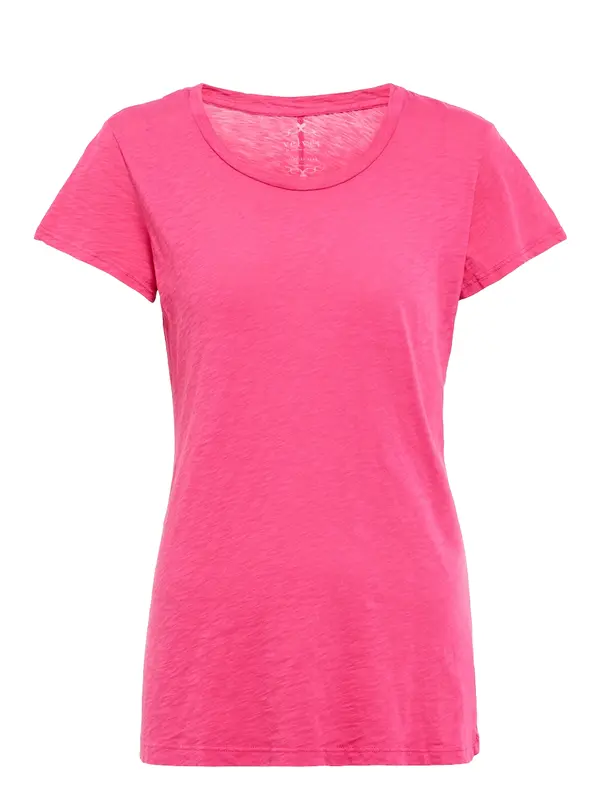 Velvet By Graham & Spencer Odelia Cotton Jersey T-shirt - Pink