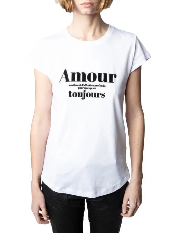 Zadig&Voltaire Amour Toujours Graphic T-shirt - Blanc