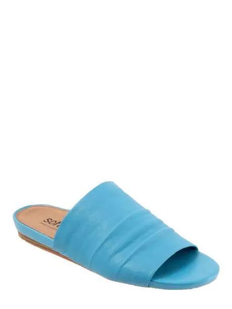 Softwalk Camano Slide Sandal - Sky Blue