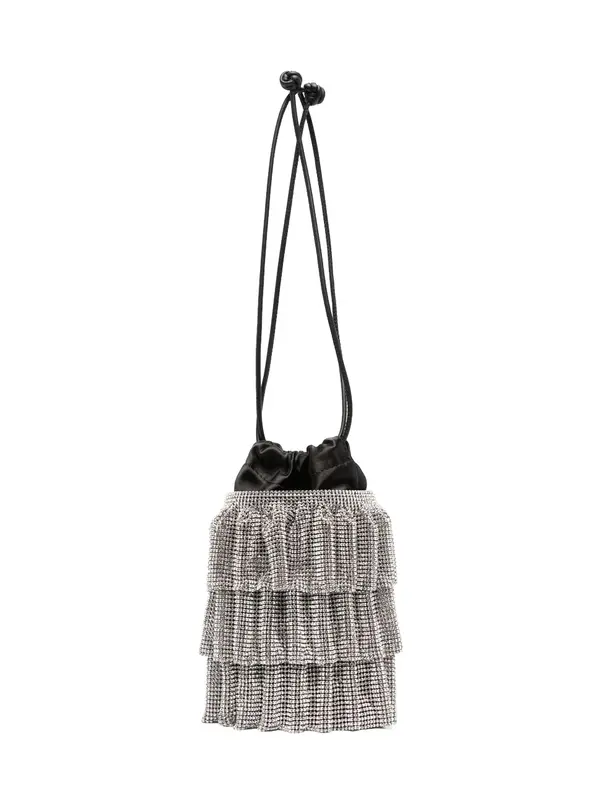 Alexander Wang Crystal-mesh Bucket Bag - Black